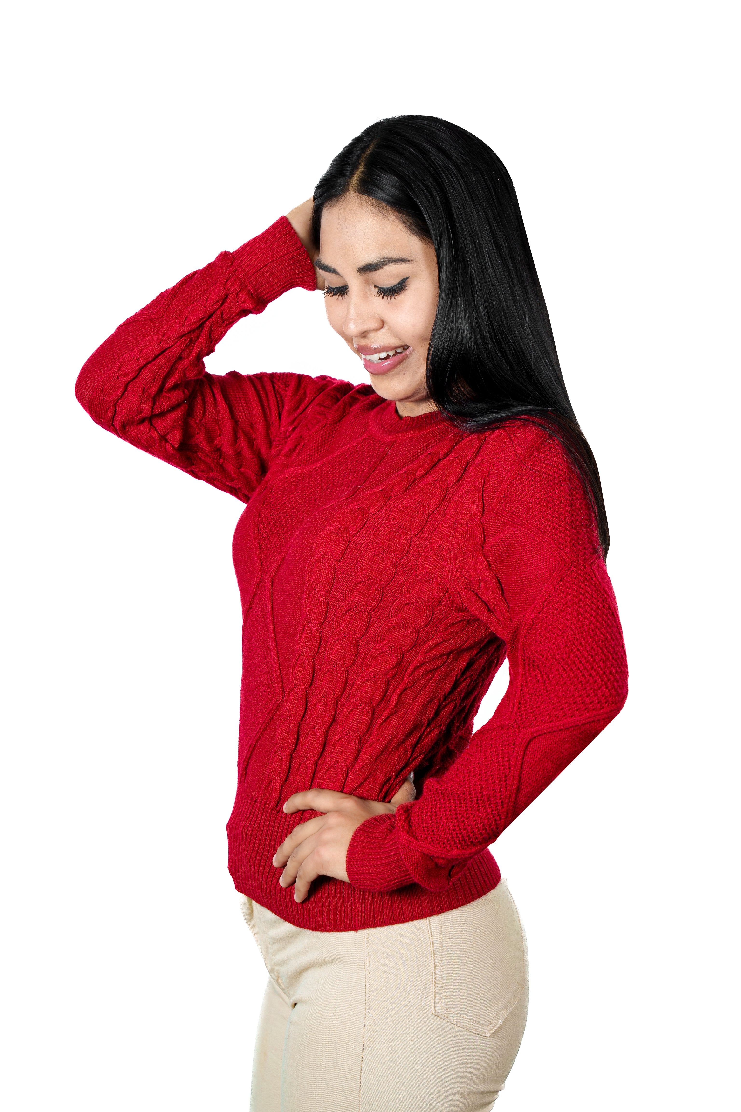 Sweater "Rosa Carmesí" – ALLPAK